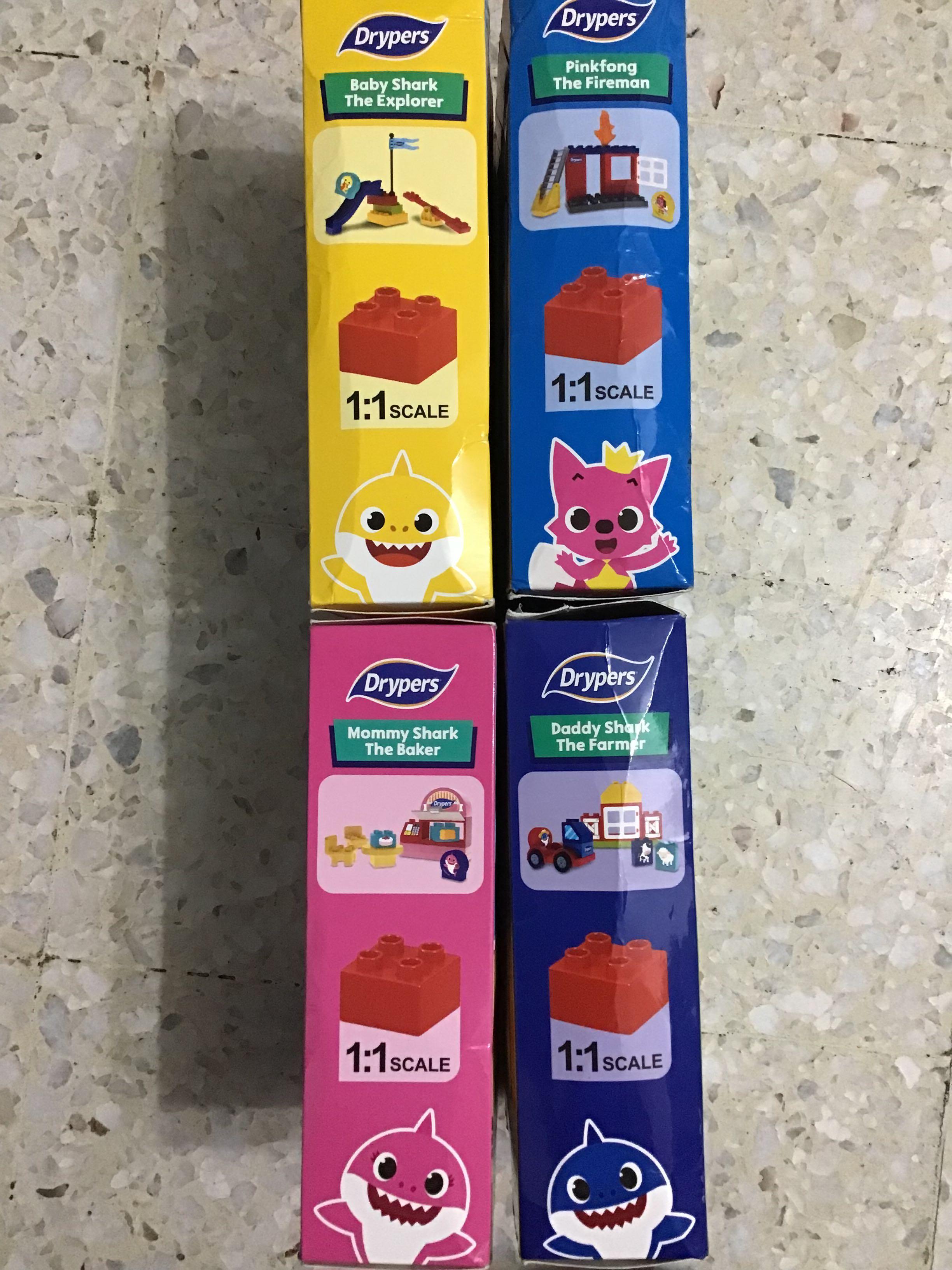Pinkfong Baby Shark Block Sets, Hobbies & Toys, Toys & Games on Carousell