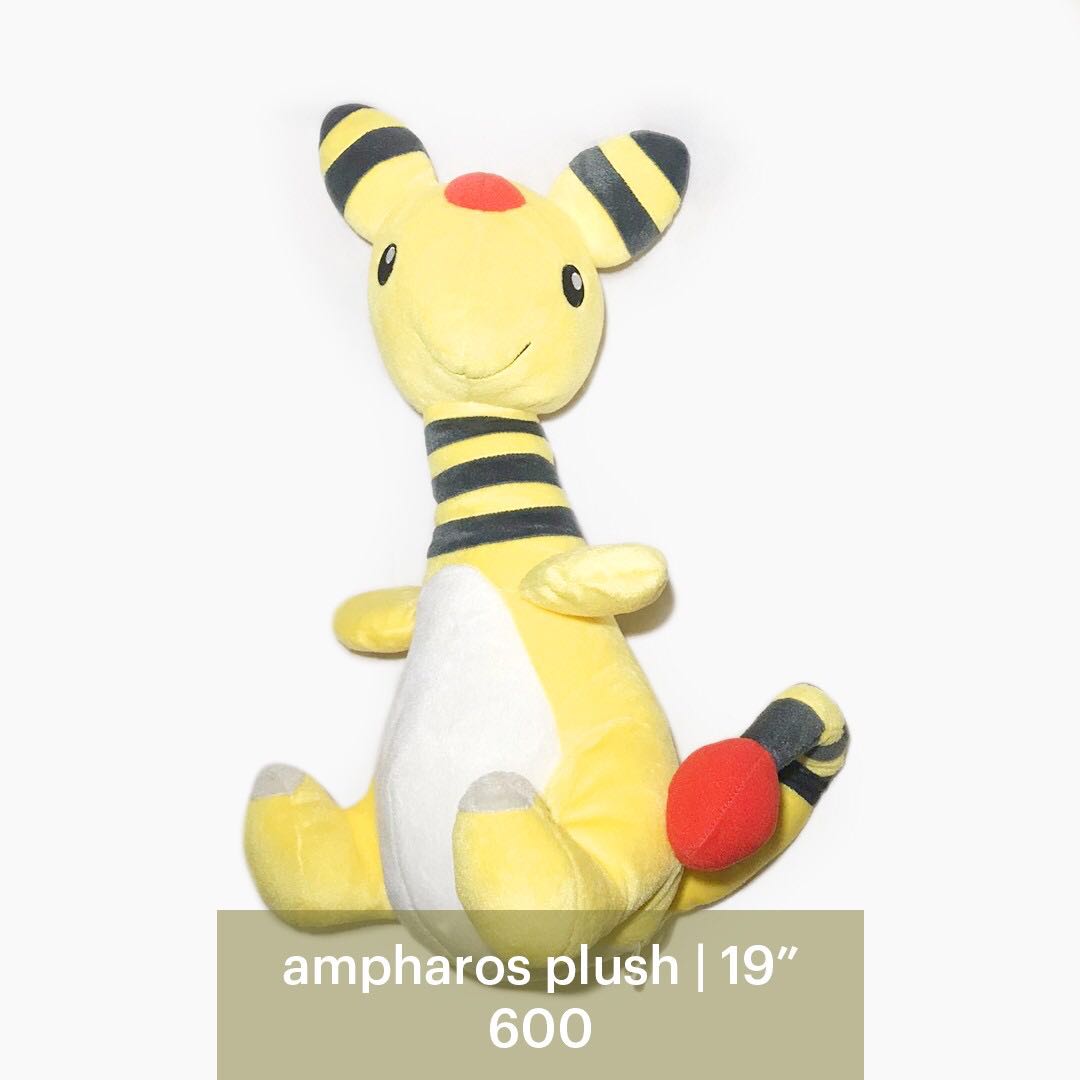 Pokemon ampharos plush, Hobbies & Toys, Toys & Games on Carousell