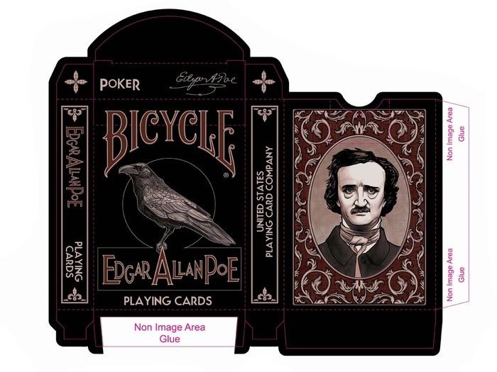 Poker Cards - Bicycle Edgar Allan Poe Playing Cards, USPCC 2013/2014 ...