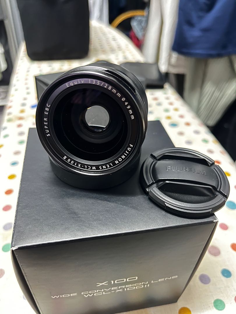 Pristine X100 wide conversion lens WCL-X100ii Mark 2, Photography, Lens & Kits on Carousell