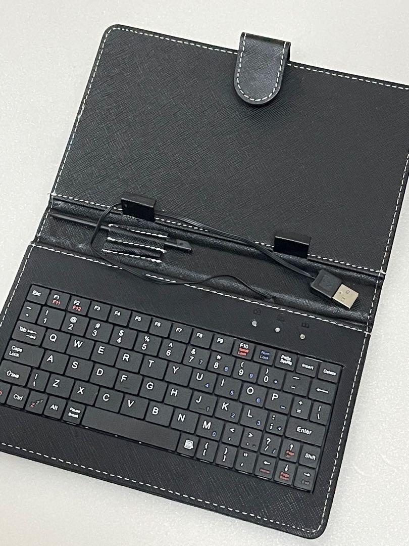 Qwerty Keyboard Folder Portable USB for mini tablet or notebook holder ...