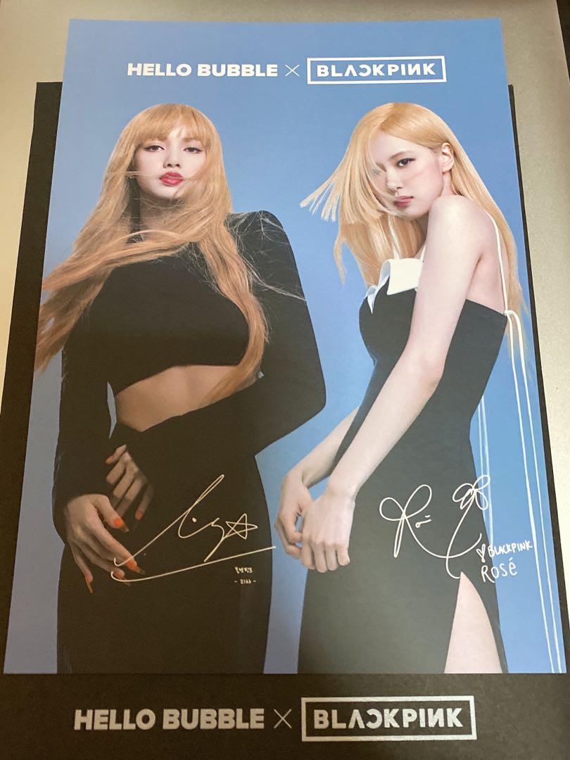 [RARE] Limited Edition BLACKPINK LISA AND ROSE mise en scene photocard ...
