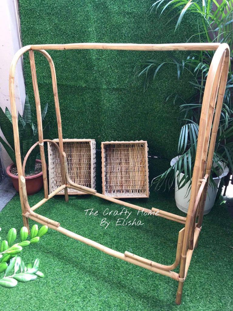 RATTAN RACK/RATTAN HANGING RACK, Furniture & Home Living, Home ...