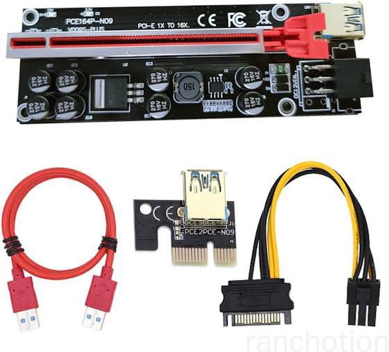 [Oos] Riser V009S Plus GPU riser adapter cable, Computers & Tech, Parts ...
