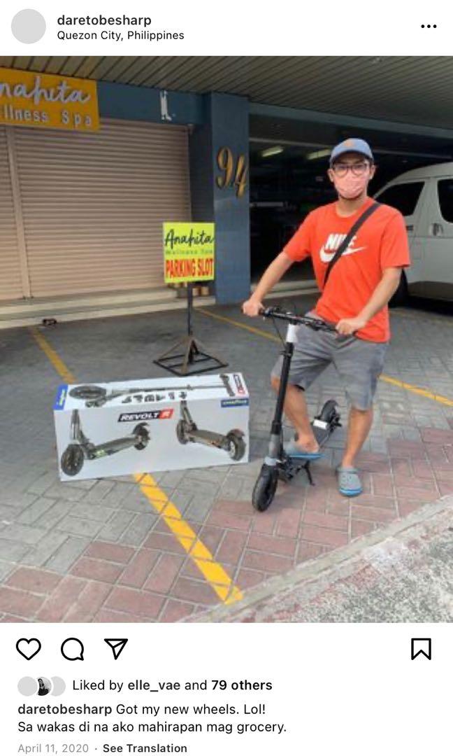 Revoe Revolt R - Electric Scooter (Pre-Loved), Sports Equipment, Sports ...