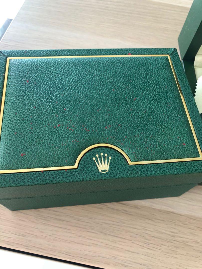 Rolex Box Green Men, Men's Fashion, Watches & Accessories, Accessory ...