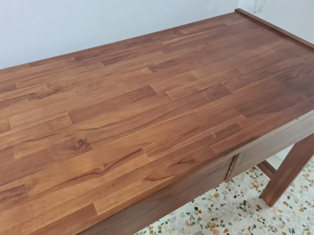 SCANTEAK SKRIVA WRITING TABLE, Furniture & Home Living, Furniture ...