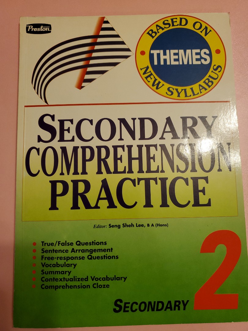 Secondary Comprehension Practice~Secondary 2, 興趣及遊戲, 書本 & 文具, 書本及雜誌 ...