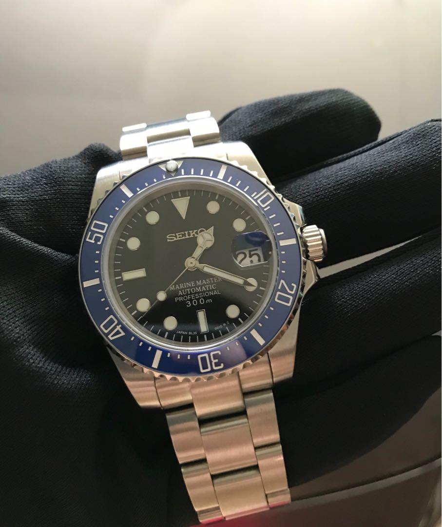 Seiko 904L Stainless Steel Homage Mods, Men's Fashion, Watches ...