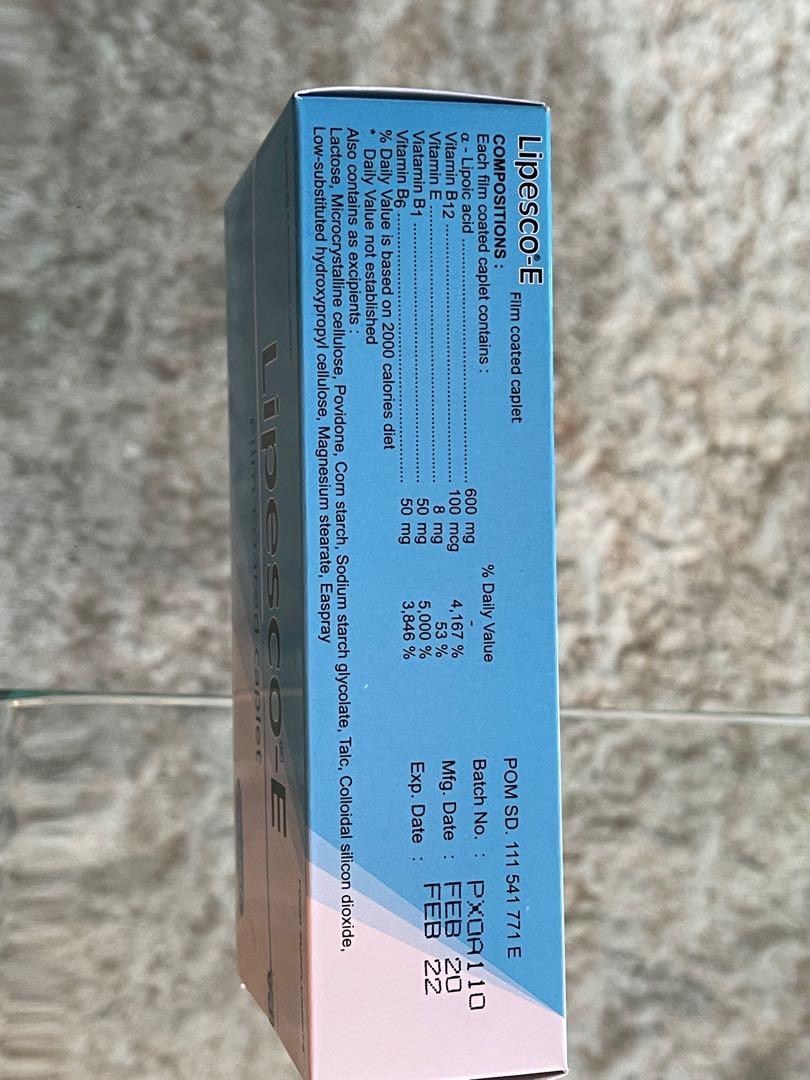 selling Lipesco-E, Health & Nutrition, Health Supplements, Vitamins ...