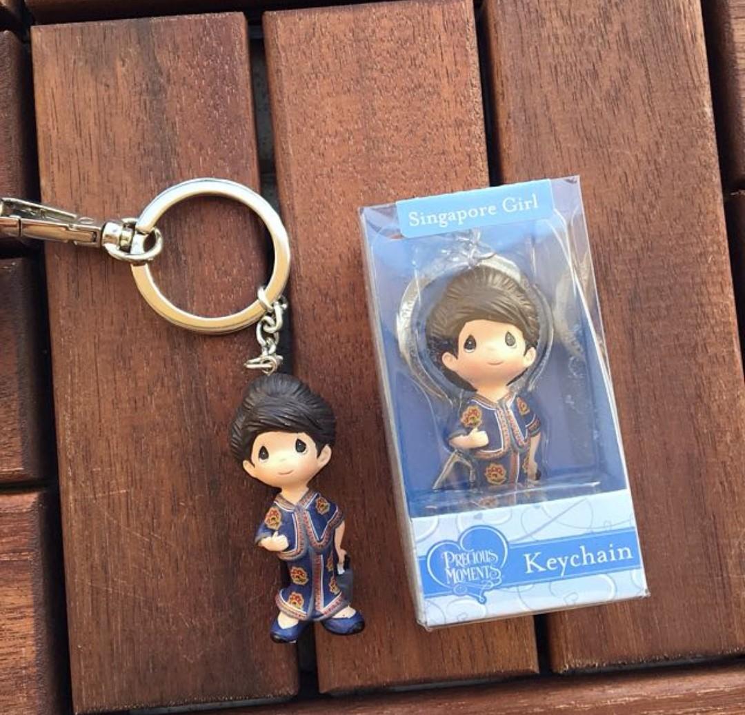 Singapore Girl Precious Moments Keychain, Hobbies & Toys, Memorabilia ...