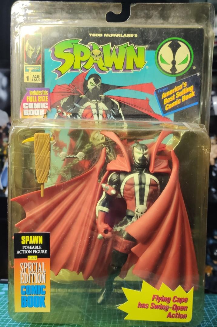 Spawn first edition with comics, Hobbies & Toys, Toys & Games on Carousell