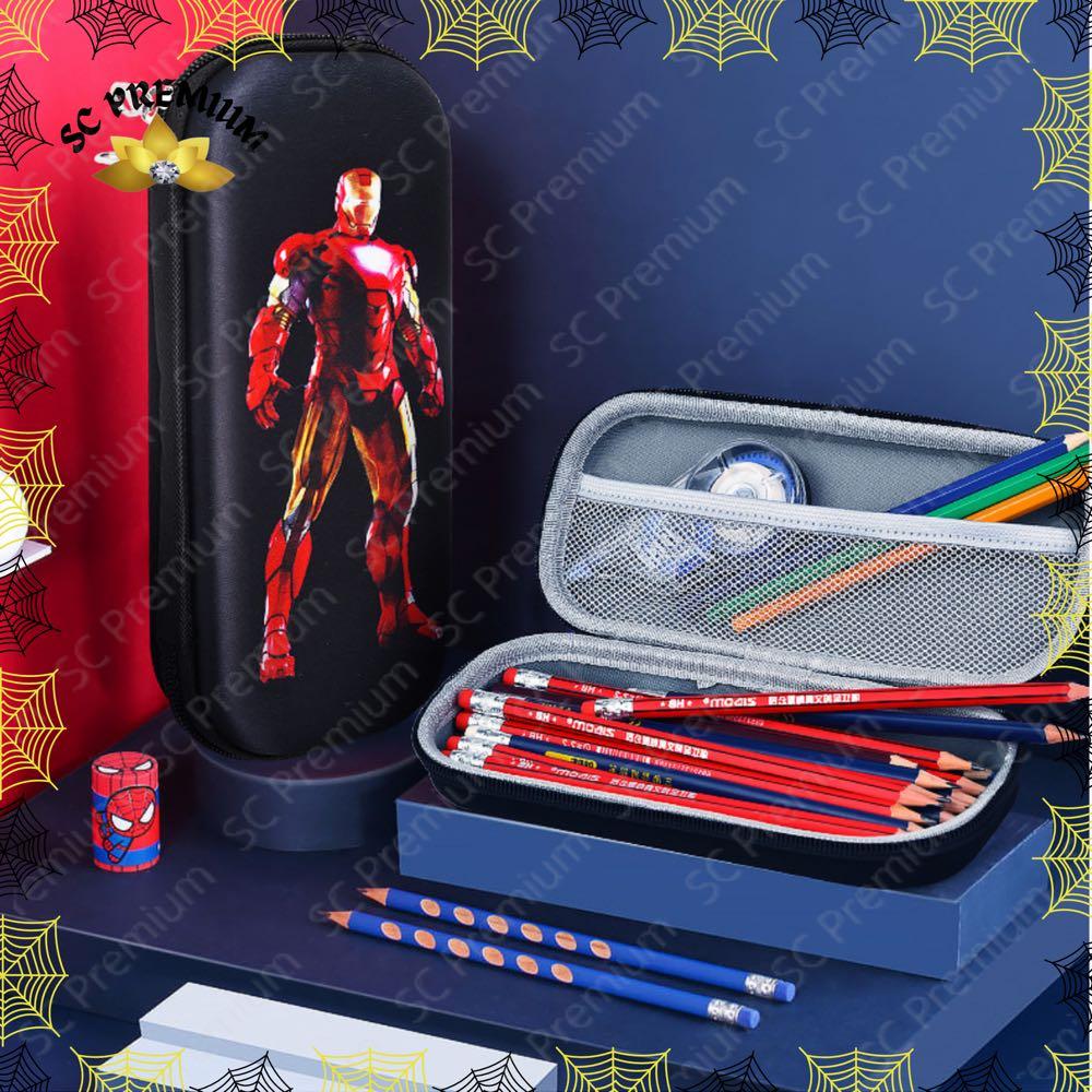 Spider Man Iron Man Pencil Case, Hobbies & Toys, Stationery & Craft ...
