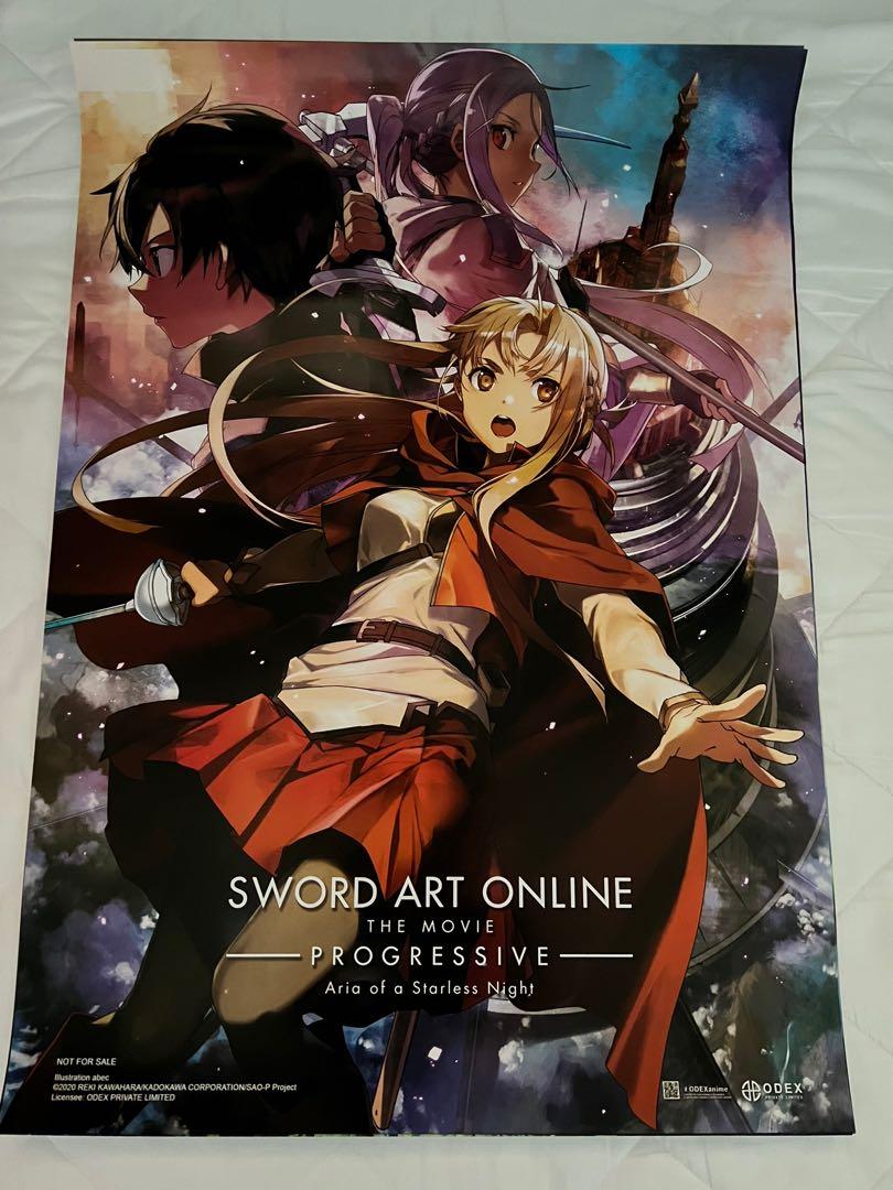 Sword Art Online SAO Progressive Movie Fan Screening Merchandise set ...