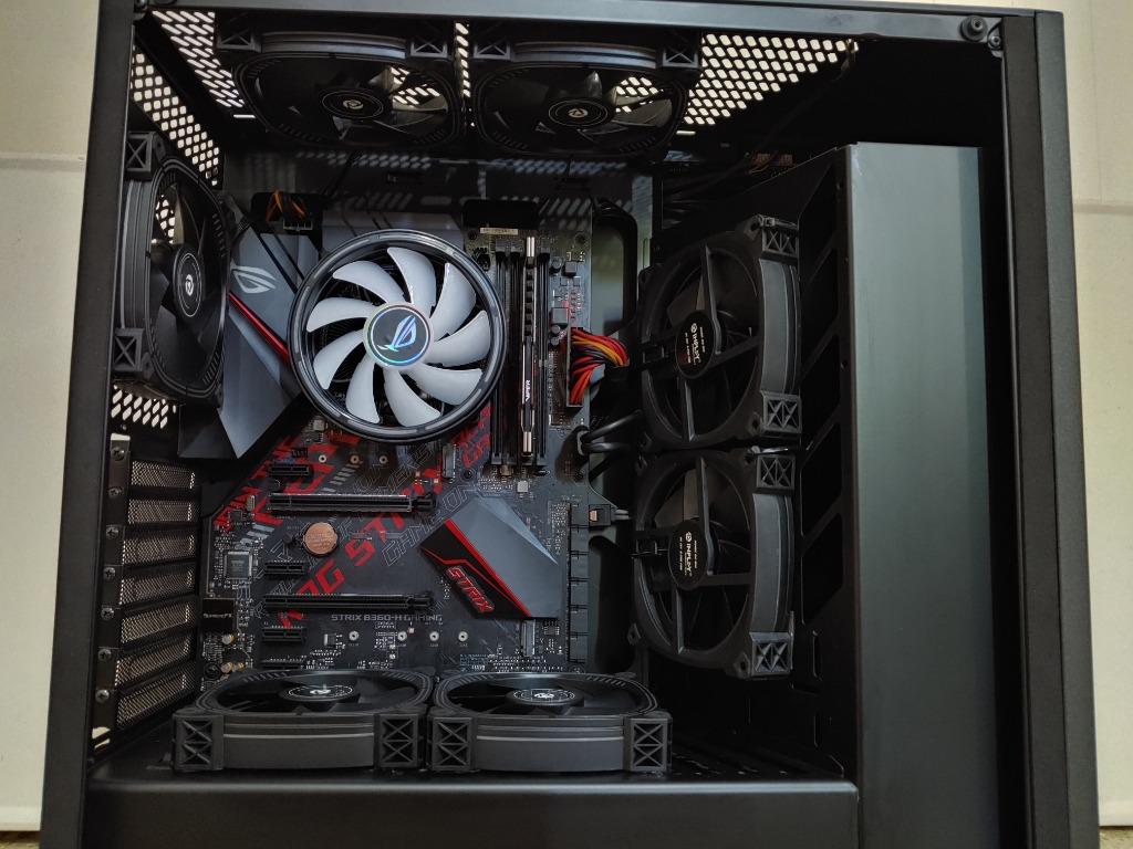 System Unit with ROG STRIX Motherboard in a Gaming Rig-Like Built ...