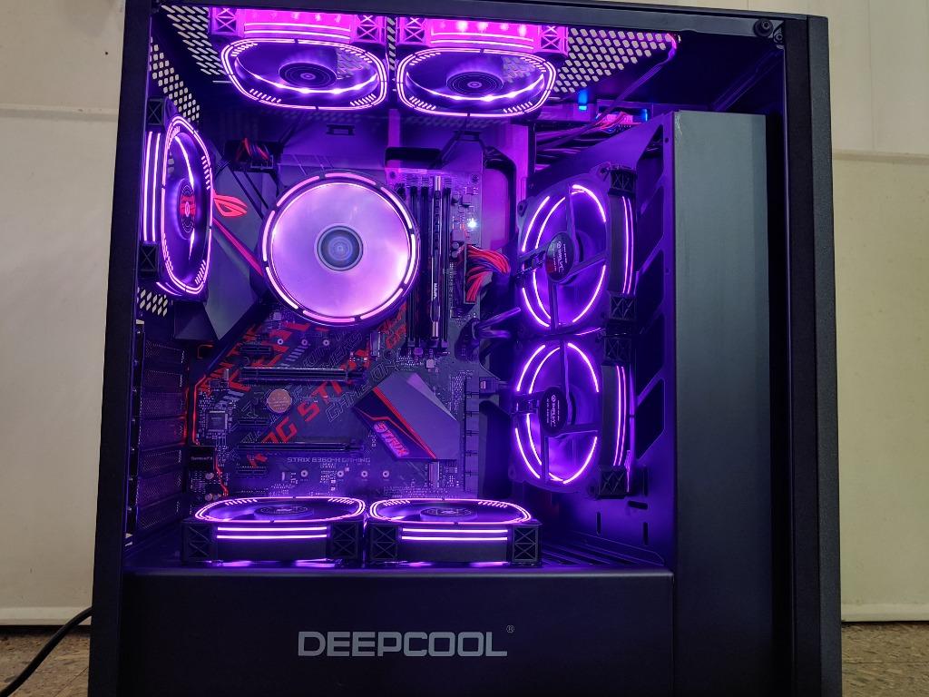 System Unit with ROG STRIX Motherboard in a Gaming Rig-Like Built ...