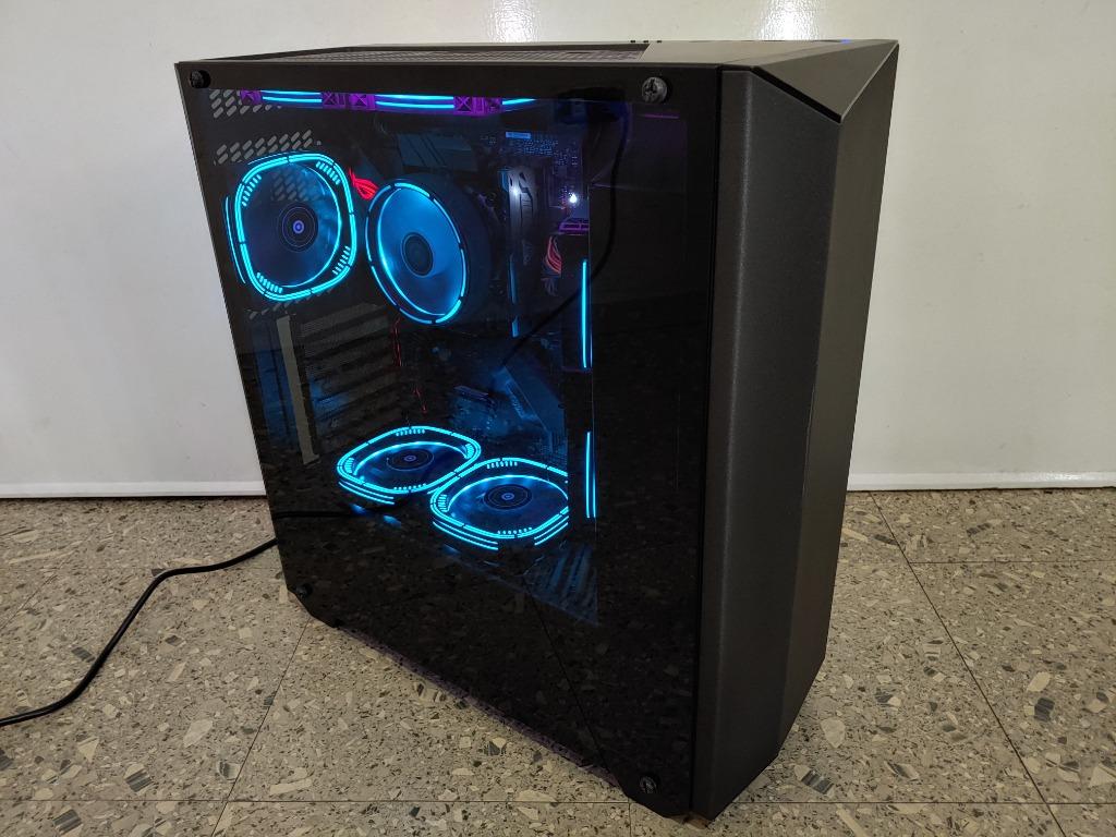 System Unit with ROG STRIX Motherboard in a Gaming Rig-Like Built ...