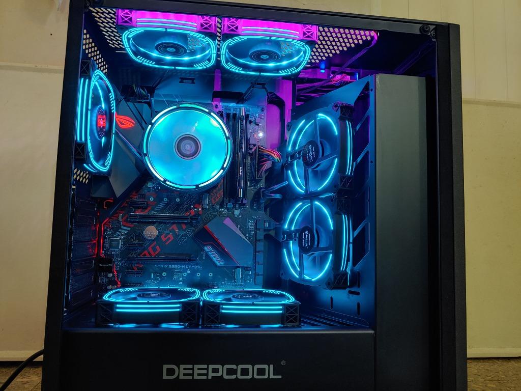 System Unit with ROG STRIX Motherboard in a Gaming Rig-Like Built ...