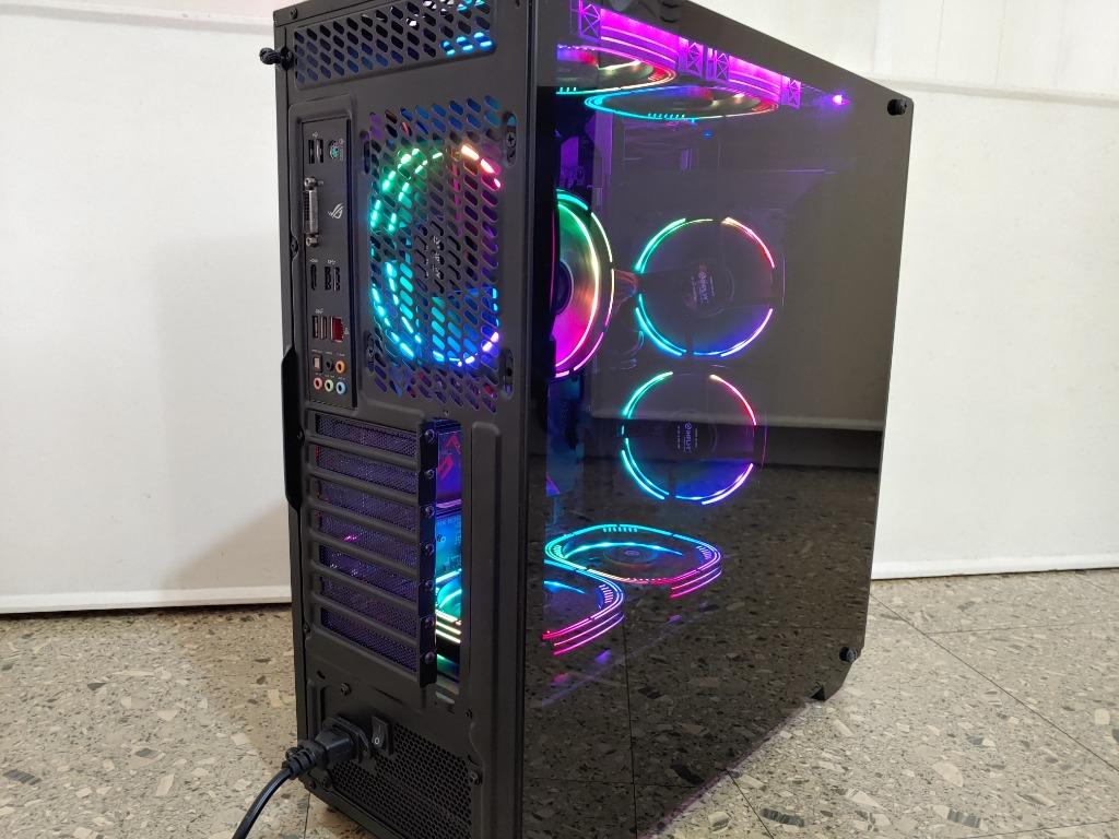 System Unit with ROG STRIX Motherboard in a Gaming Rig-Like Built ...