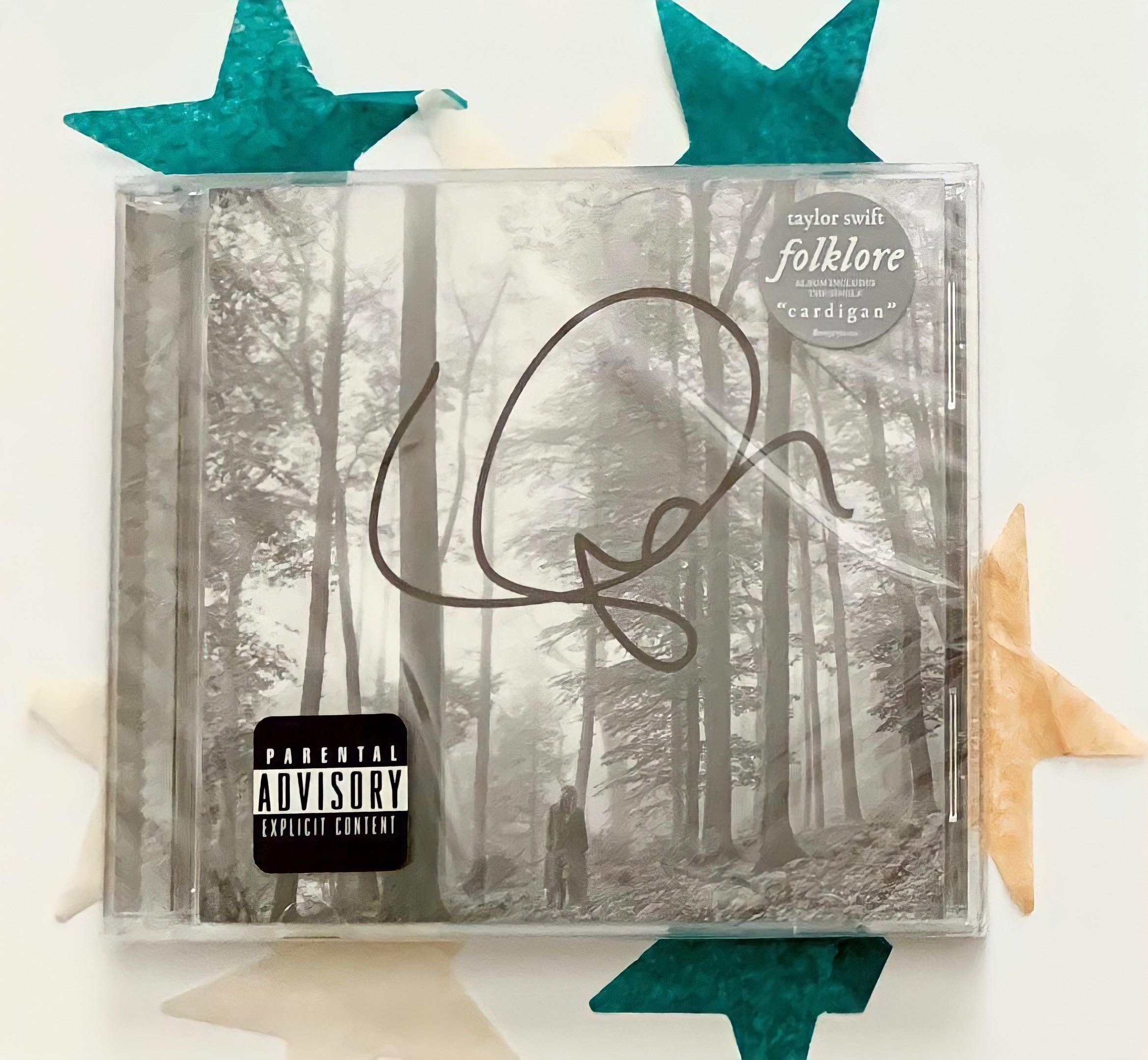 Taylor Swift limited edition signed folklore cd/album, Hobbies & Toys ...