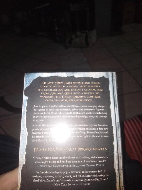 The Great Library Book 2: Smoke and Iron by Rachel Caine, Hobbies ...