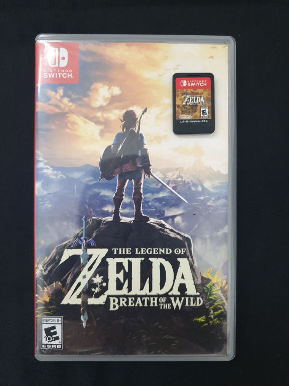 The Legend of Zelda: Breath of the Wild (with case) BotW, Video Gaming ...