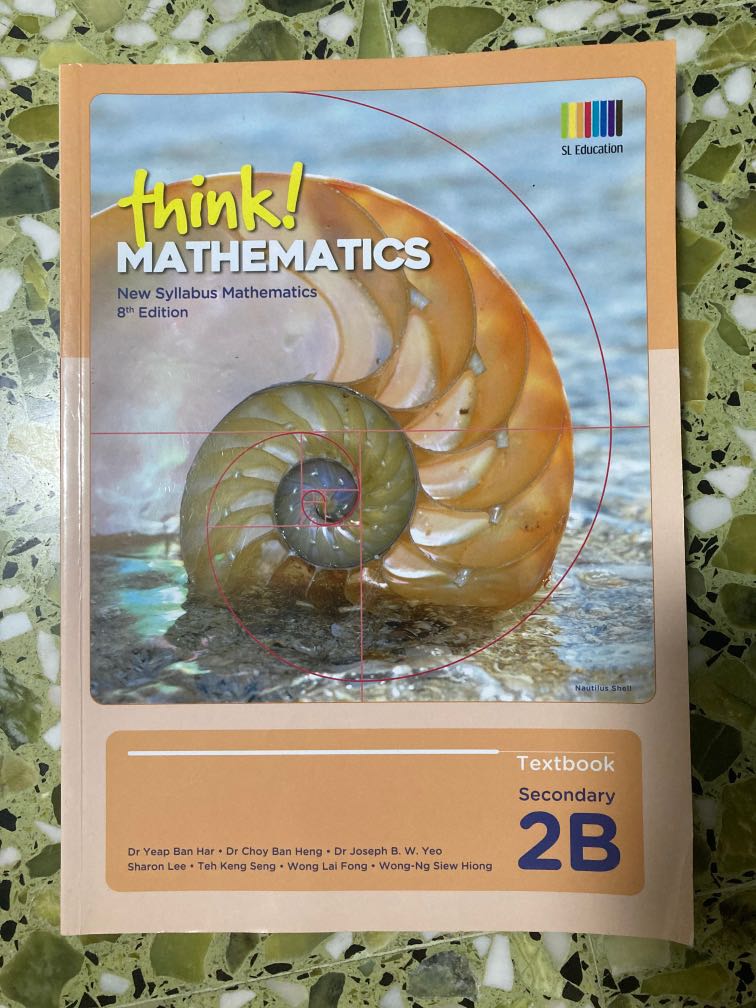 Think! Mathematics 8th Edition Textbook 2B, Hobbies & Toys, Books ...