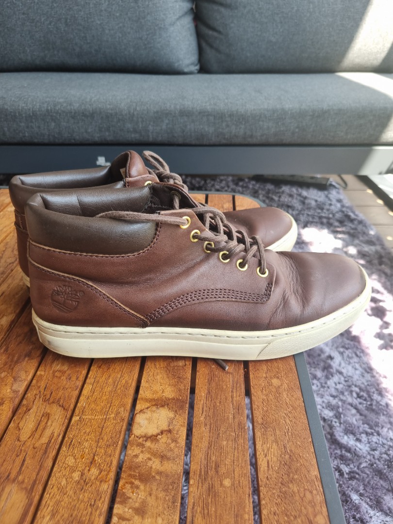 Timberland Mid Cut in Brown, Men's Fashion, Footwear, Casual shoes on ...