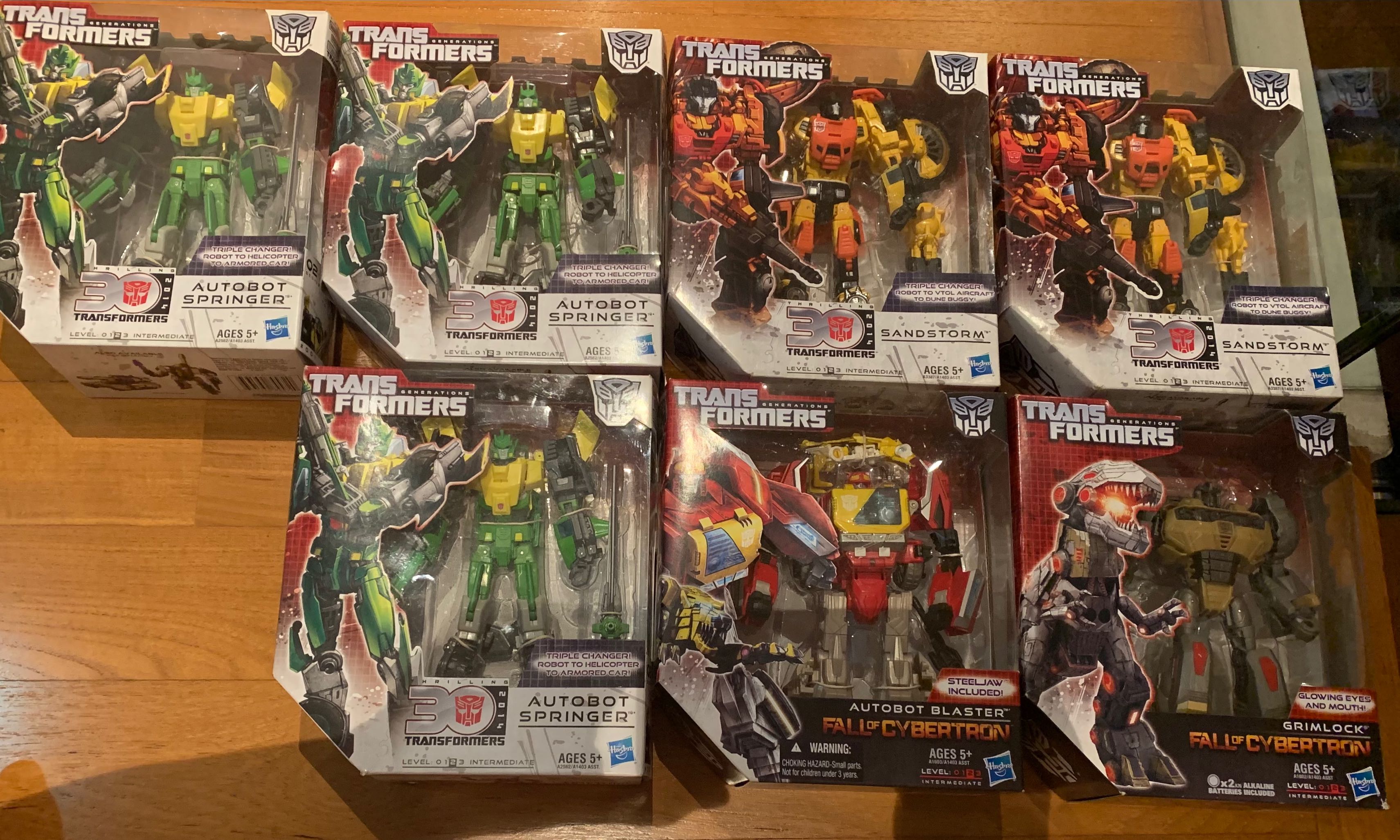 Transformers Generations Springer Sandstorm Blaster Grimlock, Hobbies ...