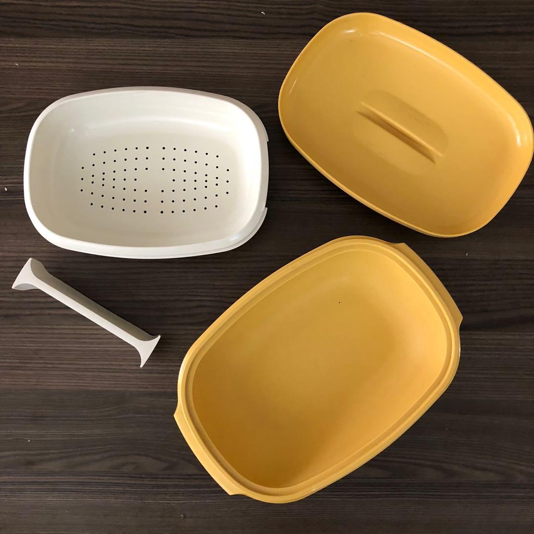 Tupperware steamer / microwave server, Furniture & Home Living ...