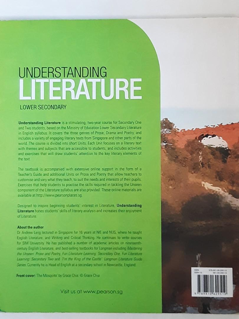 Understanding Literature Lower Secondary Textbook, Hobbies & Toys ...