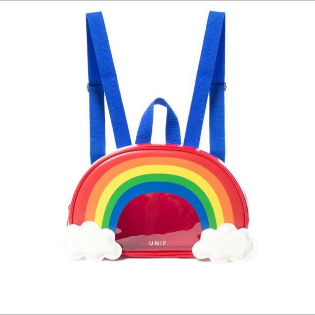 UNIF Rainbow Bag / Rainbow Backpack, Women's Fashion, Bags & Wallets ...