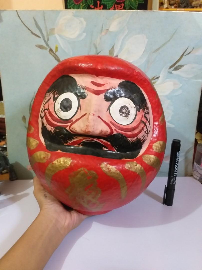 Vintage Big Daruma From Japan For Display collectible Antique Daruma ...