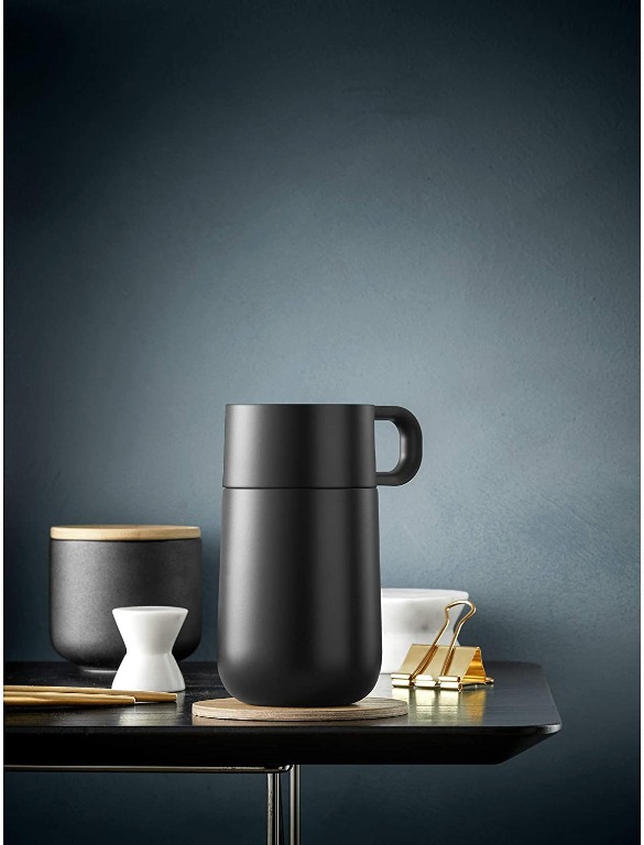 WMF Impulse Travel Thermo Mug, Black, Copper, Stainless Steel, TV ...