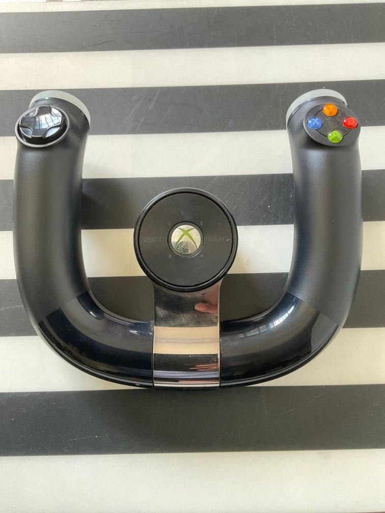 Xbox 360 Steering Wheel Controller, Hobbies & Toys, Toys & Games on ...