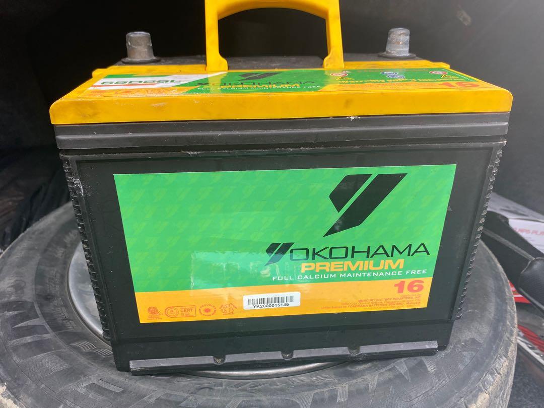 Yokohama Battery 2SMF MF16 Premium Maintenance Free Battery, Car Parts ...