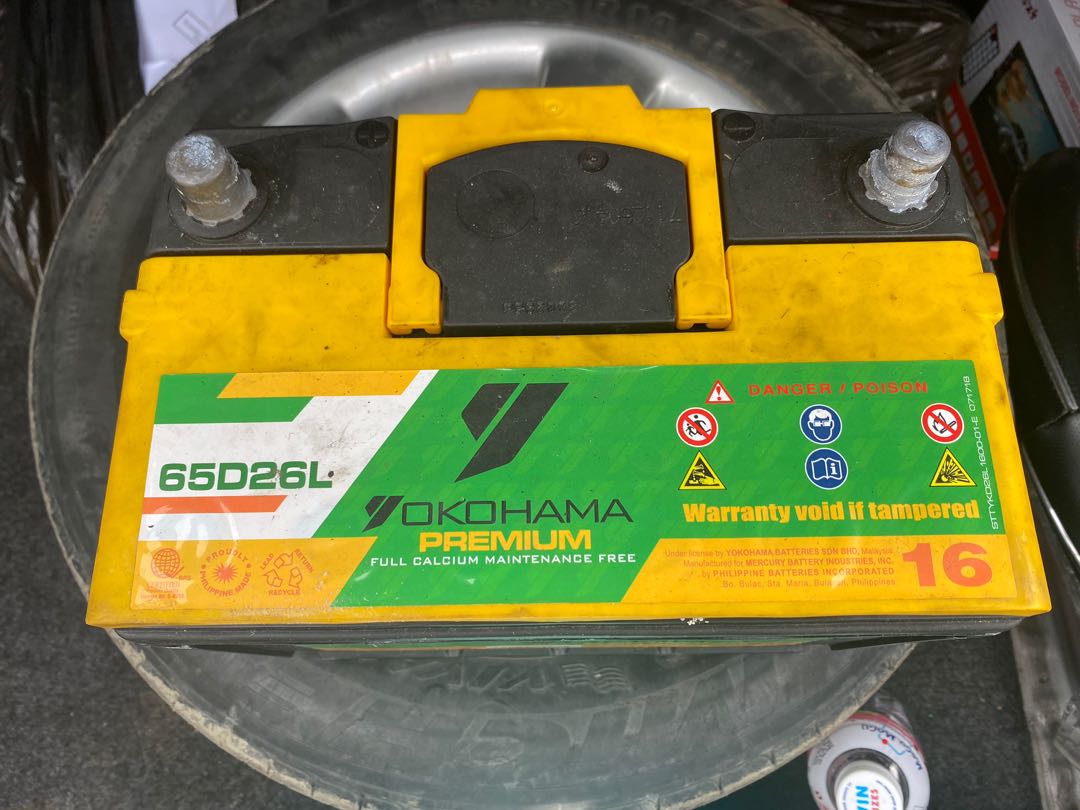 Yokohama Battery 2SMF MF16 Premium Maintenance Free Battery, Car Parts ...