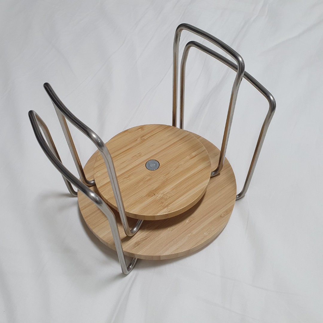 2x IKEA VARIERA Plate holders, bamboo, Furniture & Home Living ...