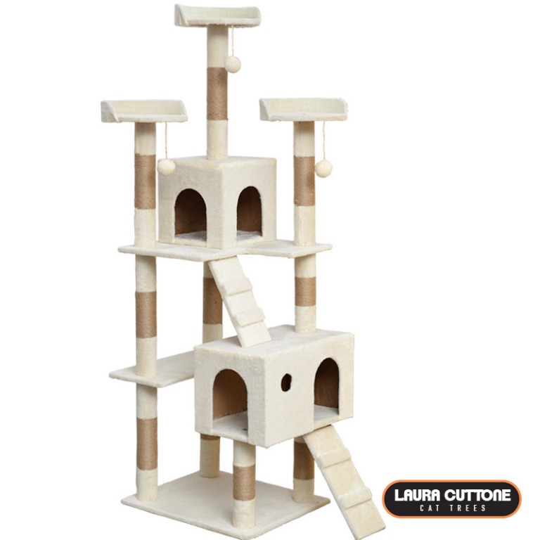 5 Tier Cat tree with ladder, Pet Supplies, Homes & Other Pet ...