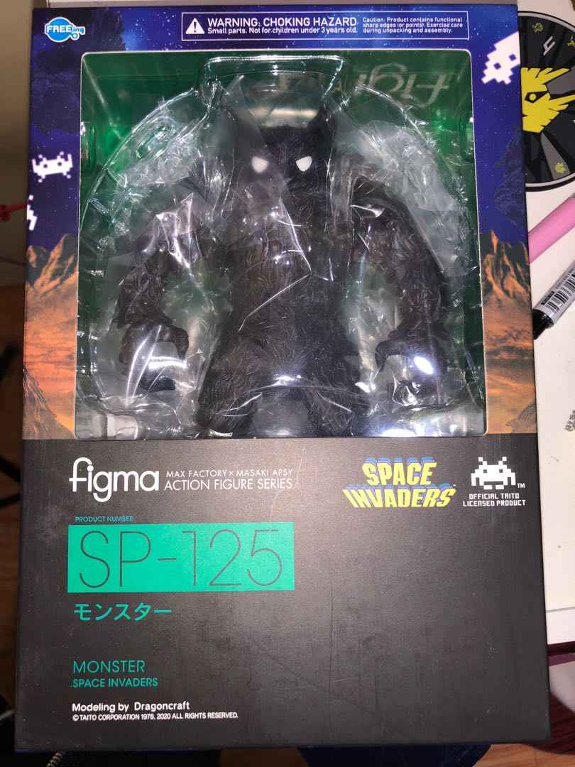全新 行版 Figma SP-125 SPACE INVADERS MONSTER 太空侵略者 gsc goodsmile, 興趣及遊戲 ...