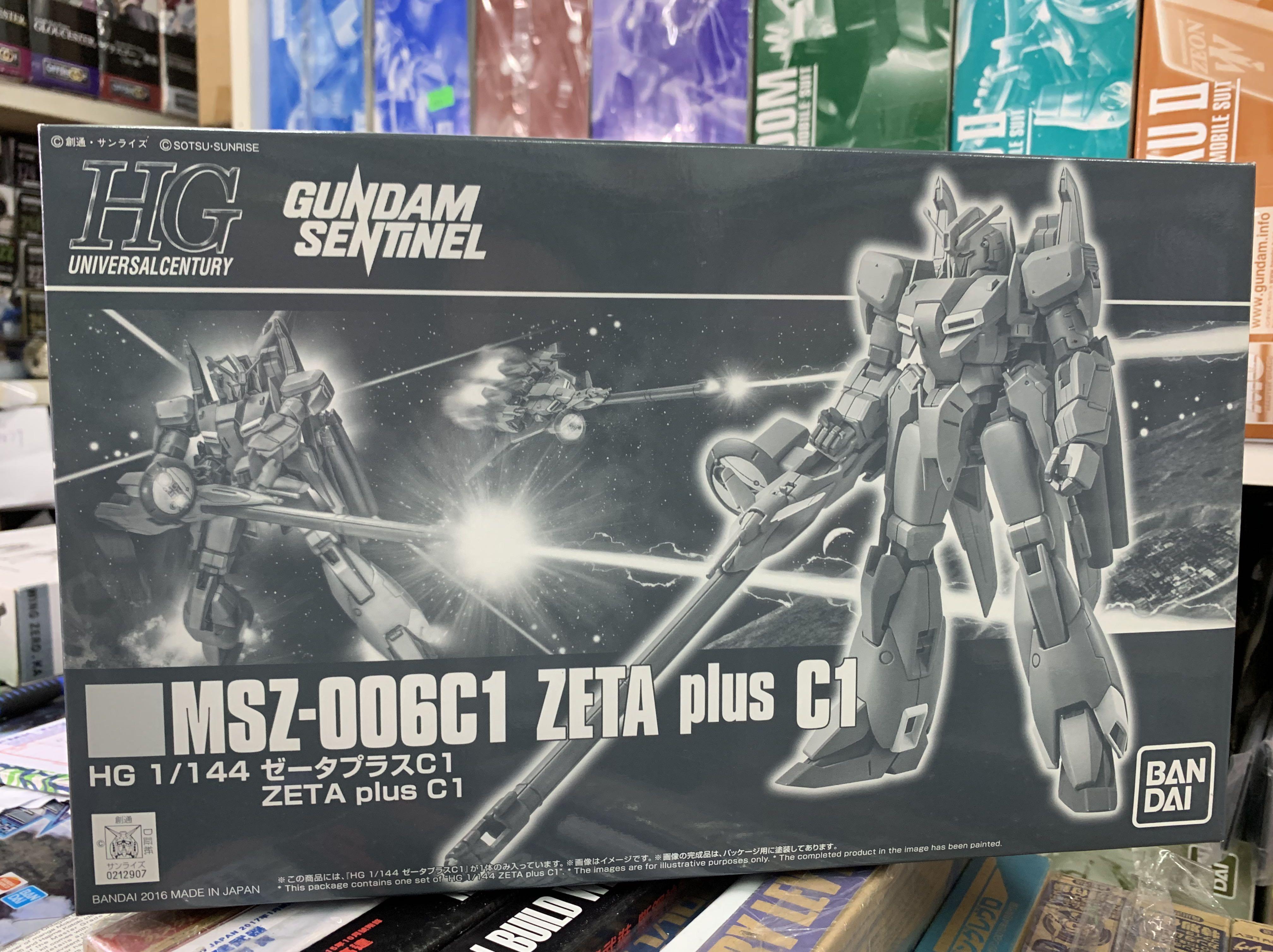 現貨 旺角店 HG 1/144 premium Bandai Limited Gundam Sentinel MSZ-006C1 Zeta plus C1 S Gundam, 興趣及遊戲 ...