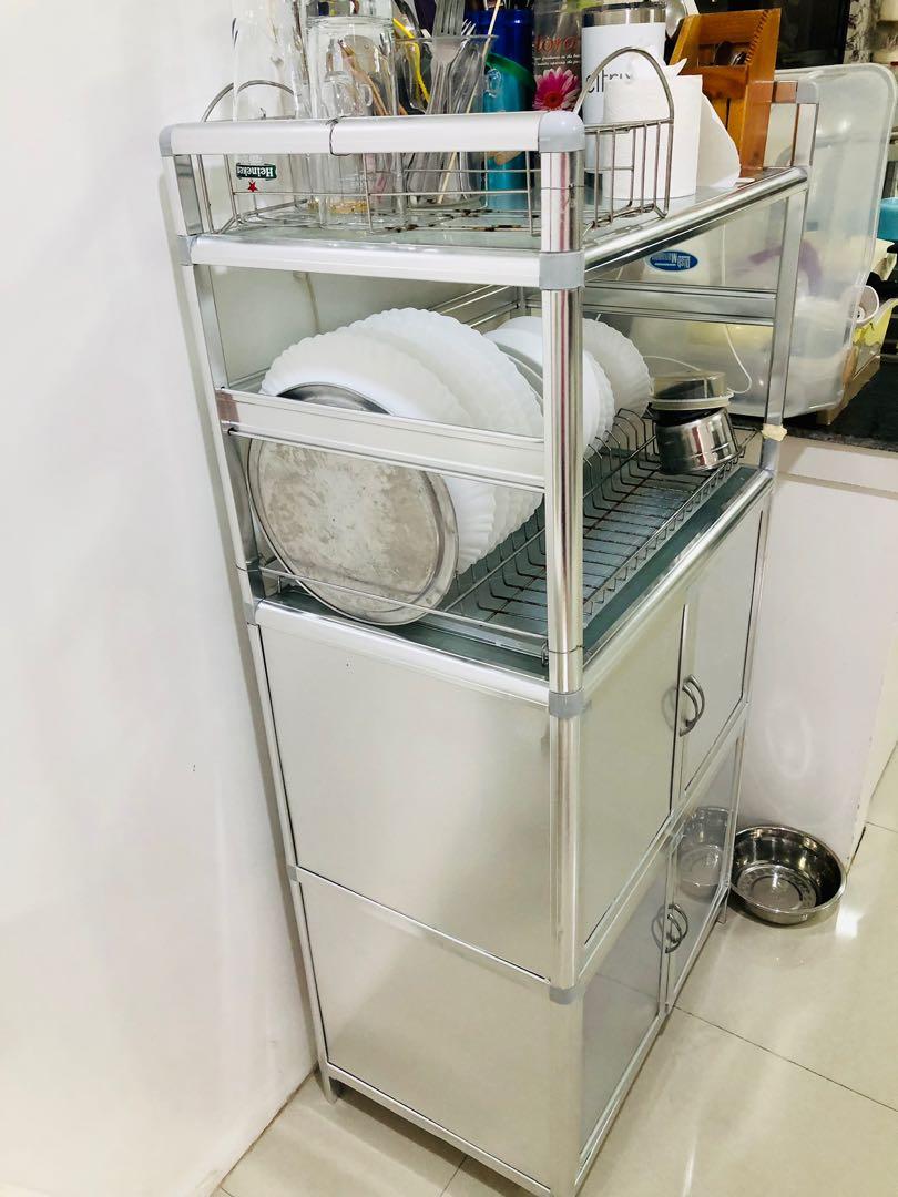 Aluminimum kitchen rack, Furniture & Home Living, Kitchenware ...