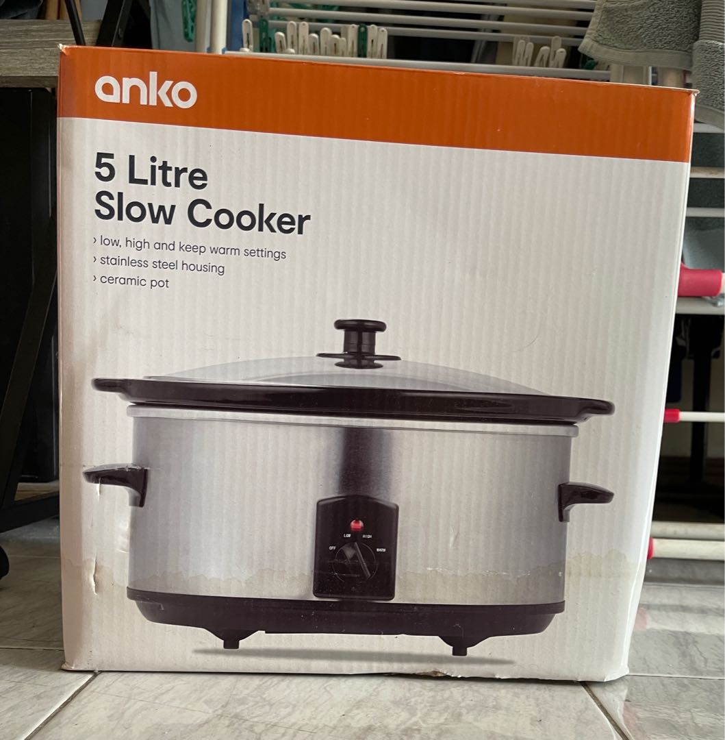 Anko 5 liters slow cooker, Furniture & Home Living, Kitchenware ...
