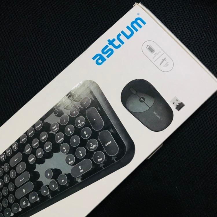 Astrum KW300 2.4Ghz Wireless Multimedia Keyboard + Mouse Combo Deskset ...