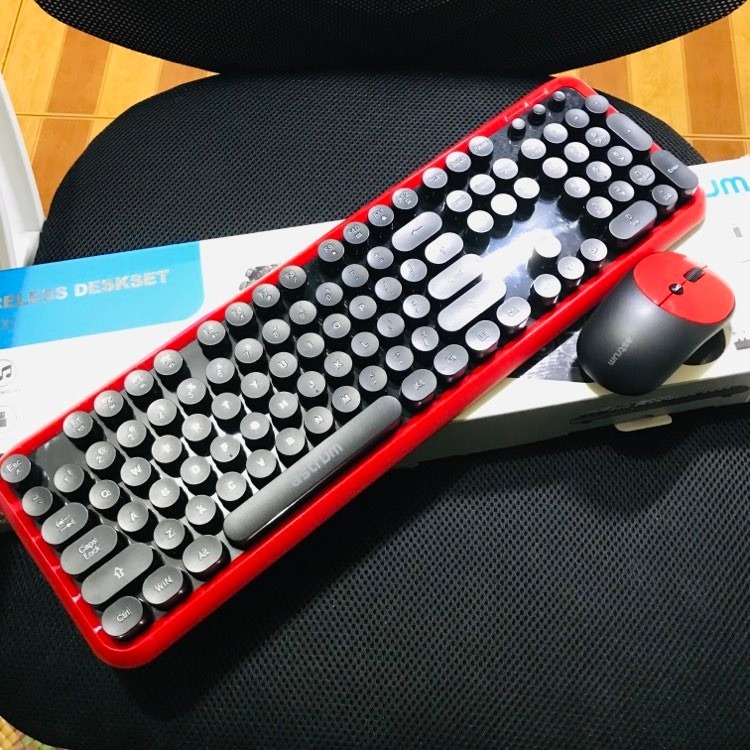 Astrum KW300 2.4Ghz Wireless Multimedia Keyboard + Mouse Combo Deskset ...