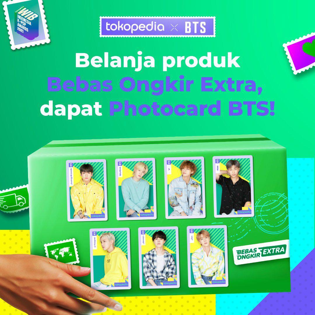 BTS PO Tokopedia Holographic Pc, Hobbies & Toys, Memorabilia ...
