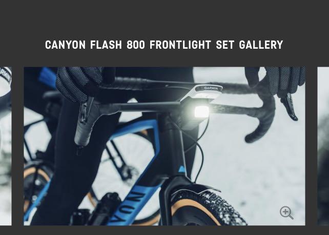 Canyon LOAD Grail CF Frame Bag Canyon FLASH 800 Frontlight, 59% OFF