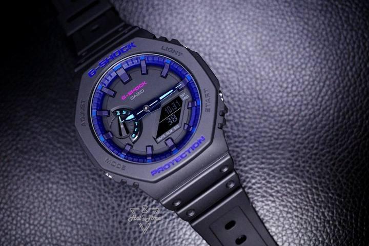 Casio G-Shock GA-2100VB-1A Special Virtual Color Carbon Core Guard ...