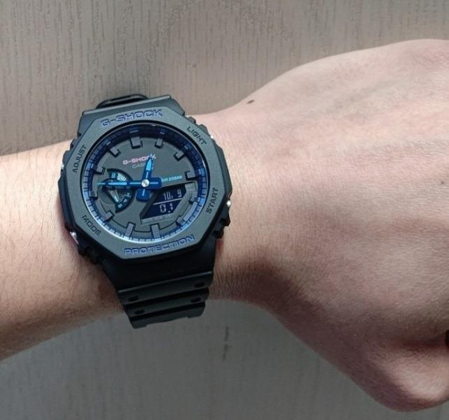 Casio G-Shock GA-2100VB-1A Special Virtual Color Carbon Core Guard ...