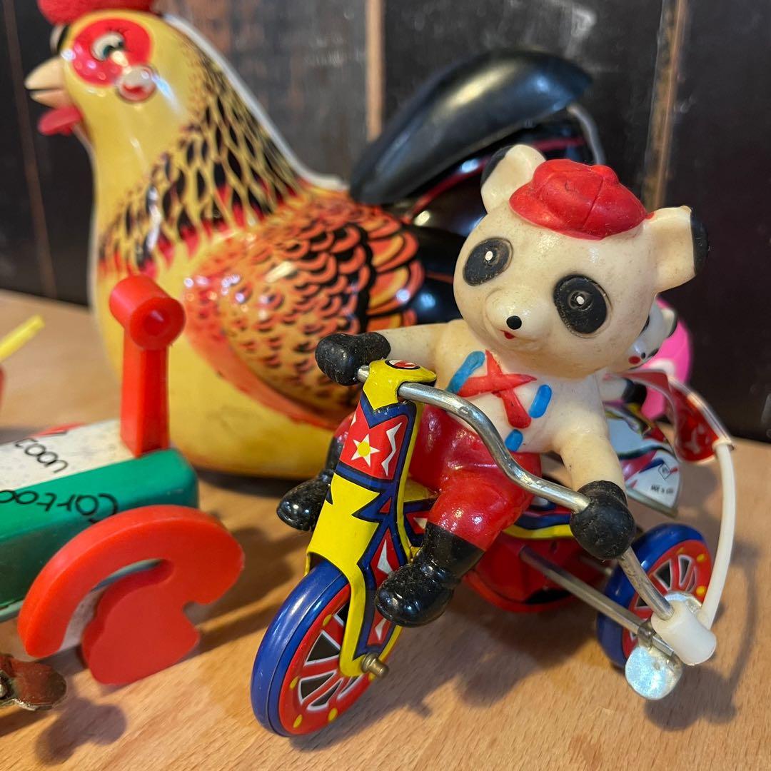 Collection of reproduction tin toy animal series., Hobbies & Toys ...